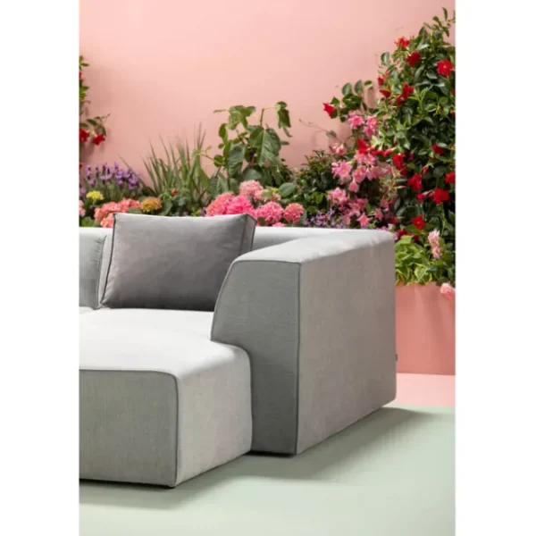 Canapé d angle Infinity méridienne droite gris>KARE Design Outlet ...